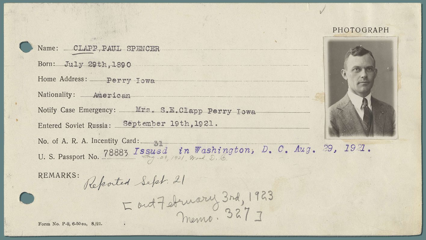 America to the Starving People of Russia | Hoover Institution